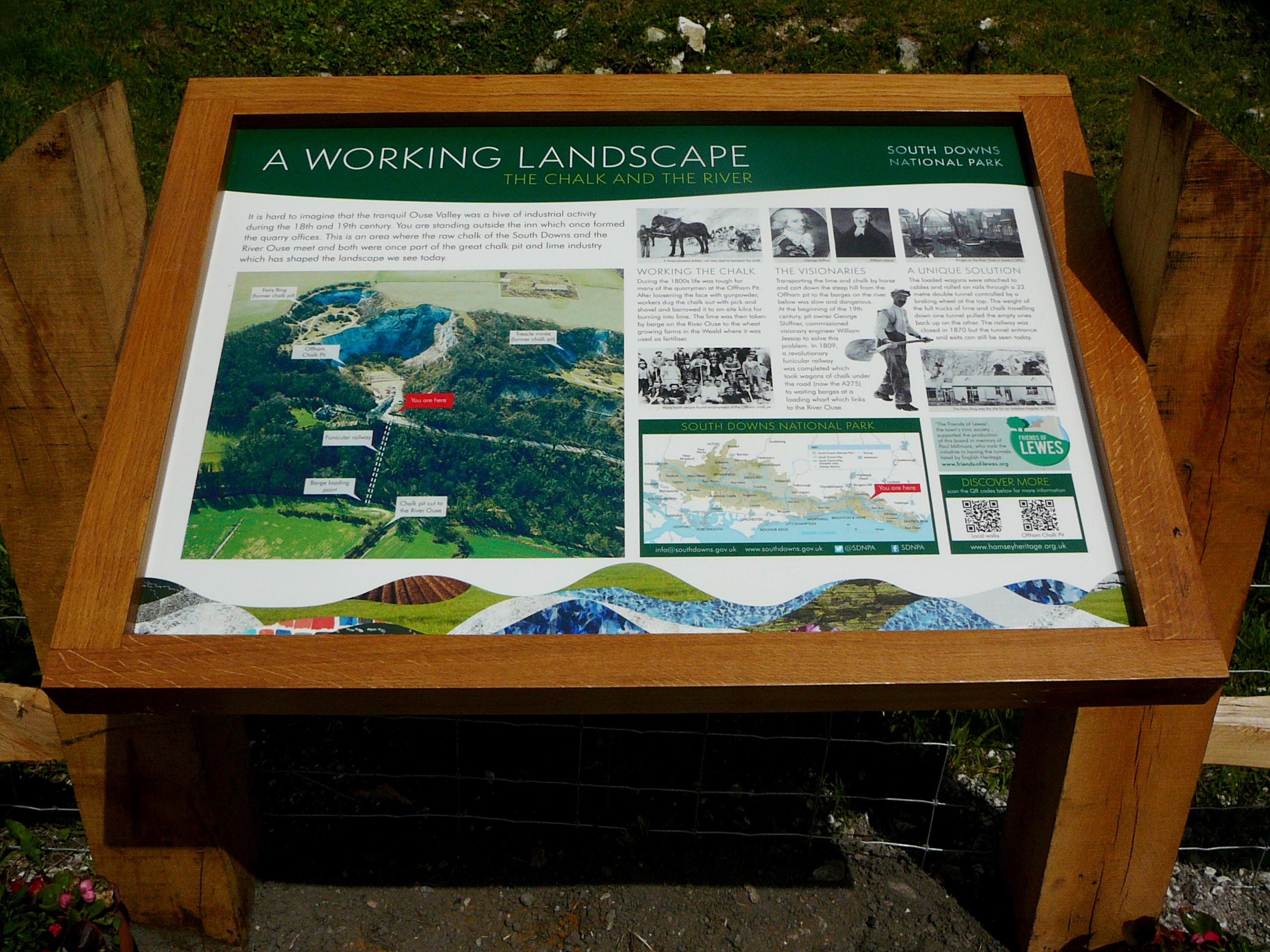 Offham Chalk Pits heritage interpretation | Lewes History Group